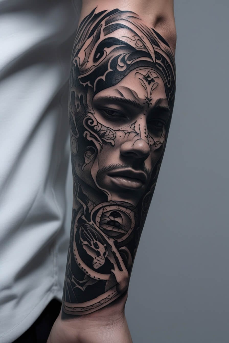 14 Stunning Blackwork Tattoos That Break All the Rules | Buzzerhub